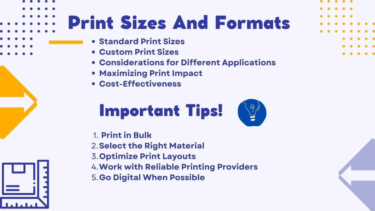Understanding Print Sizes And Formats in Singapore - Printing Services